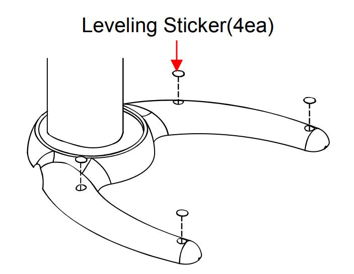 Base Leveling Hole Sticker – Ray Online Store